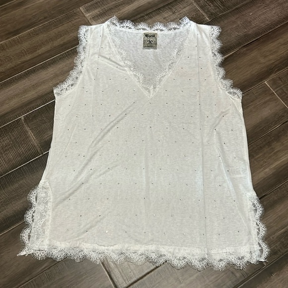 Vocal | Tops | Nwot Vocal Rhinestone Lace Xl | Poshmark